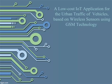 A Low Cost Iot Application For The Urban Traffic Of Vehicles Based On Wireless Sensors Using