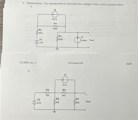 Solved Superposition Use Superposition To Determine The