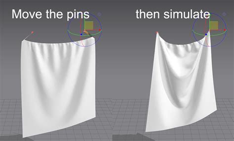Cloth Physics Move Pin Particles And Physics Simulations Blender