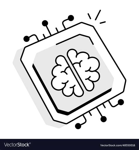 Ai Chip Royalty Free Vector Image VectorStock