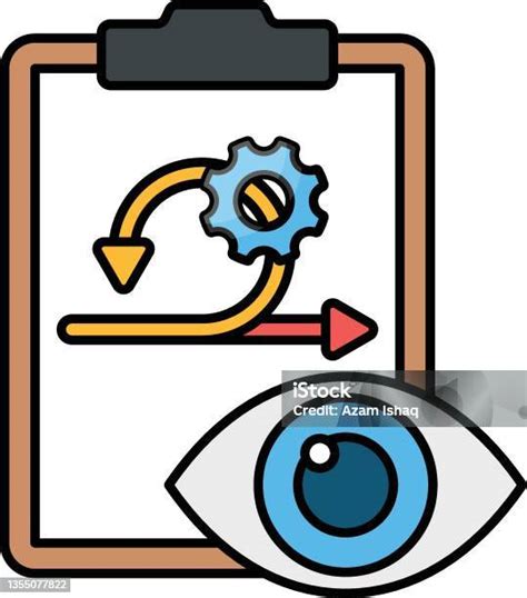 민첩한 시각적 관리 개념 지속적인 모니터링 프로세스 벡터 색상 아이콘 디자인 소프트웨어 및 웹 개발 기호 컴퓨터 프로그래밍 및 코딩 스톡 일러스트 개념에 대한 스톡 벡터