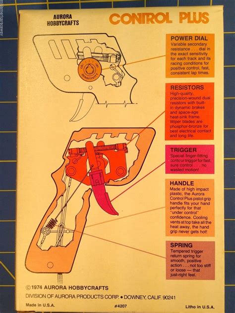 Aurora Control Plus 7 45 Ohm Slot Car Hand Controller From Mid Aurora Control Plus 7 45 Ohm Slot Car Hand Controller From Mid