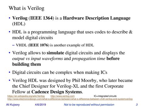 introduction to verilog sonoma ppt download