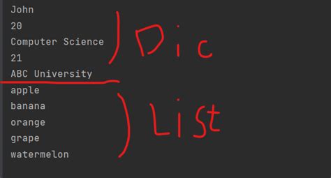 파이썬 딕셔너리 Dictionary 정리