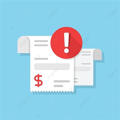 Flat Fail Payment Icon With Rejected Pay Sign Vector Page Transaction List Png And Vector