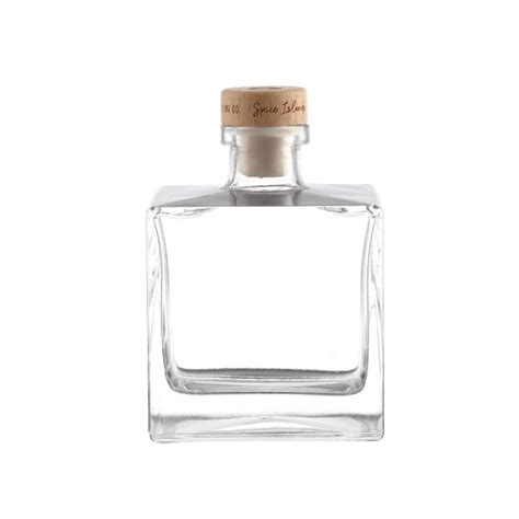 Small Square Glass Bottles Wilk Glass