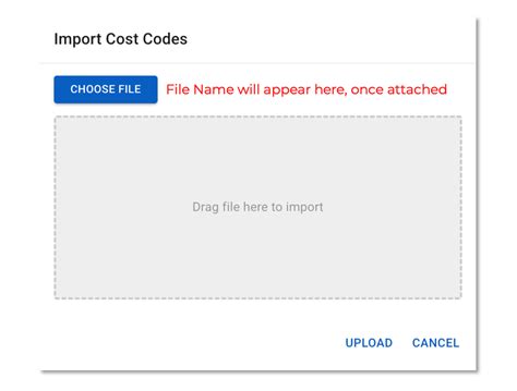 Bulk Import Cost Codes In The Virtual Super Via Excel Template Virtual Superintendent