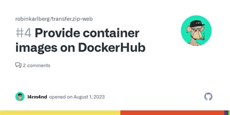 Provide Container Images On Dockerhub · Issue 4 · Robinkarlberg
