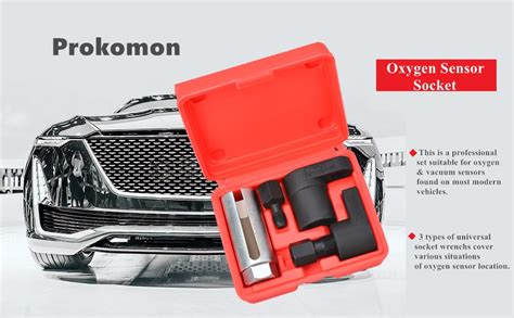 Amazon Com Prokomon 5 PC 22mm Automotive Oxygen Sensor Socket Wrench Removal Tool And Thread