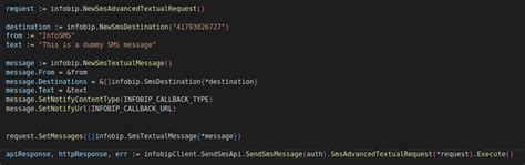 Sending Simple Sms Is Not Clear · Issue 3 · Infobipinfobip Api Go Client · Github