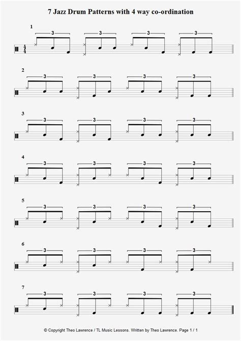 Beginner Drum Patterns Pattern Matching Algorithms