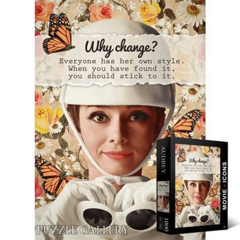 Hplusmall 1000피스 오드리 헵번 스타일 직소퍼즐 Pl1382 핫트랙스