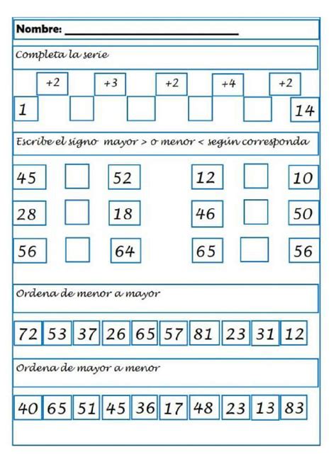 Menor Mayor Worksheet Live Worksheets