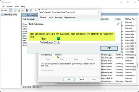 Task Scheduler Service Not Available Error On Windows 11 10