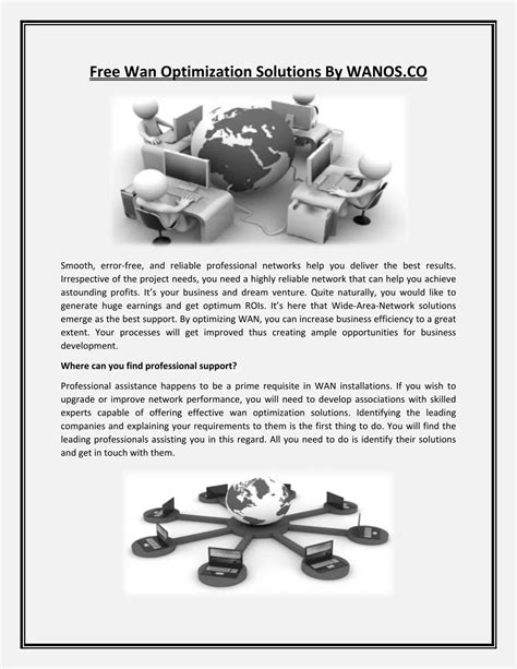 Ppt Free Wan Optimization Solutions By Wanosco Powerpoint