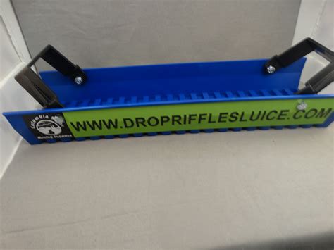 Gold Getter Drop Riffle Sluice Without Punch Plate Green Carolina Prospectors Llc