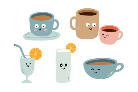 Cute Coffee Cups Pngs For Free Download