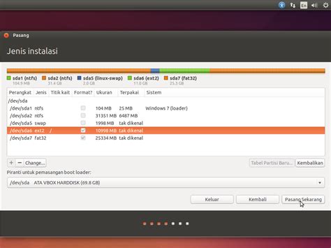 cara instalasi dual boot os windows and linux menggunakan virtualbox
