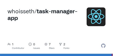 Task Manager Apppackagejson At Main · Whoissethtask Manager App · Github