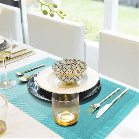Placemat Afwasbaar 6 Delige Set Placemats Pvc Antislip