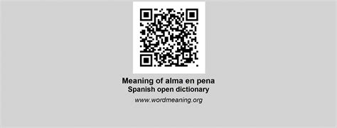 Alma En Pena Spanish Open Dictionary