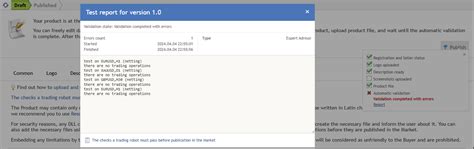 Why This Product Validation Was Failed Trading Positions General Mql5 Programming Forum