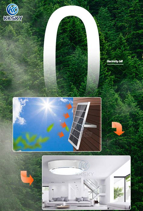 โคมไฟเพดานโซลา โคมไฟเพดานโซล่าเซลล์ โคมไฟติดเพดาน 60w 100w 200w 300w 400w โคมไฟติดเพดาน หลอดไฟ