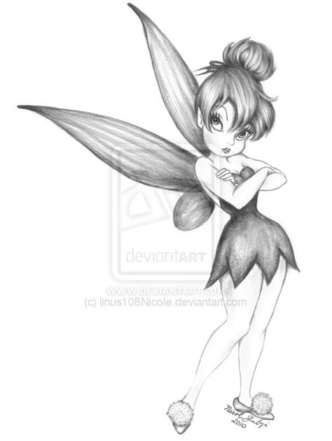 How To Draw Tinkerbells Face