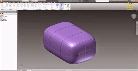 สาธิตวิธีการใช้คำสั่ง Freeform Bodies กับชิ้งานง่ายๆ ในโปรแกรม Autodesk