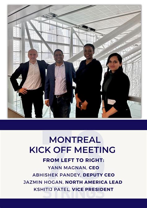 73 Strings On Linkedin Montrealmeetings Kickoff2023 73strings