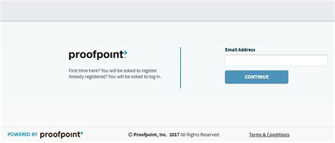 Proofpoint Encryption Registration