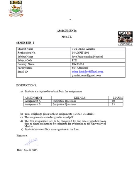 Assignment On Java Programming Practical Pdf Computing Computer Programming
