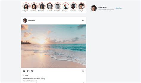Build An Instagram Feed Ui Clone With React Nextjs And Tailwind Css