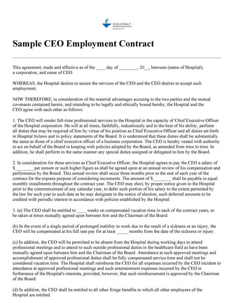 50 Ready To Use Employment Contracts Samples And Templates 50 Ready To Use Employment Contracts Samples And Templates