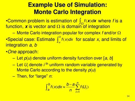 Ppt Simulation And Monte Carlo Some General Principles Powerpoint Presentation Id366133
