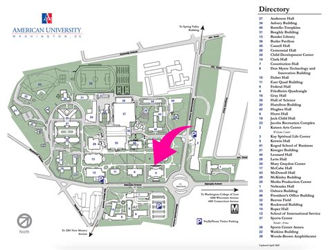 Map Of American University Winne Karalynn