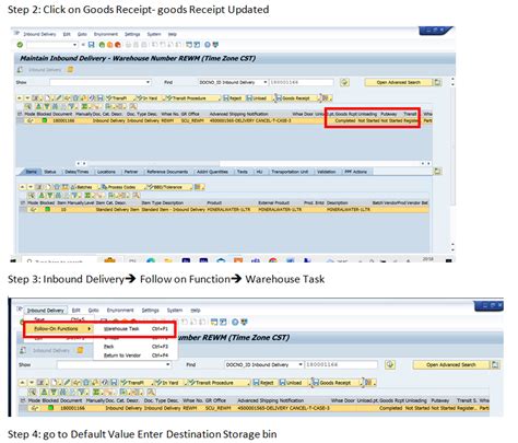 Inbound Delivery Cancelation Process In SAP S HANAEWM