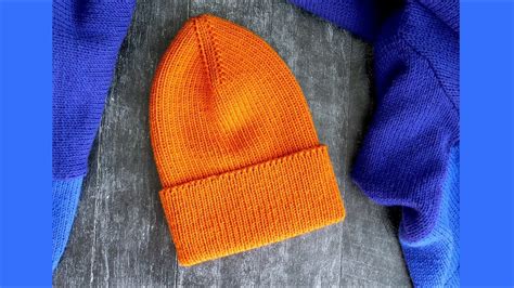 СТИЛЬНАЯ шапка спицами Подробный мастер класс по вязанию Youtube