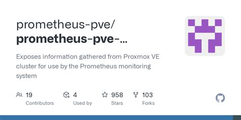 Home · Prometheus Pveprometheus Pve Exporter Wiki · Github