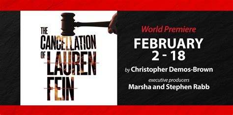 The Cancellation Of Lauren Fein World Premiere Tickets Palm Beach