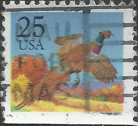 2283 Used Pheasant United States General Issue Stamp Hipstamp
