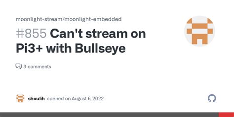 Cant Stream On Pi3 With Bullseye · Issue 855 · Moonlight Stream
