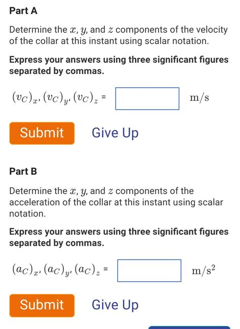 Solved Problem 20 41 At The Instant Shown The Arm AB Is Chegg Com