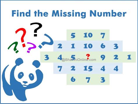 Fun With Numbers Find The Missing Number In The Picture BhaviniOnline Com