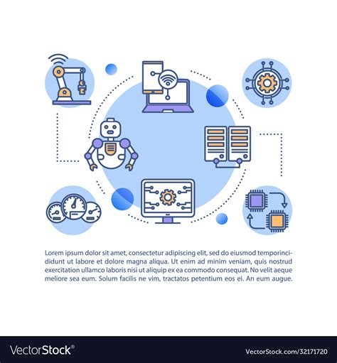 Technology Implementation Concept Icon With Text Vector Image