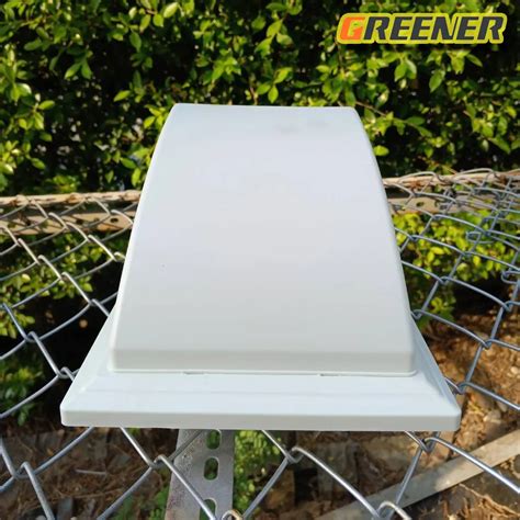 Greener ฝาครอบช่องระบายอากาศ ท่อหลัง Ø 4 6 นิ้ว สีขาว Canopy หน้ากากท่อระบายอากาศ หัวจ่ายระบาย