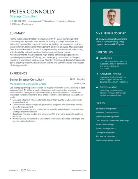 3 Strategy Consultant Resume Examples And How To Guide For 2024