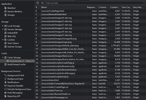 Javascript Service Worker Fails To Serve Cached Resources Without At
