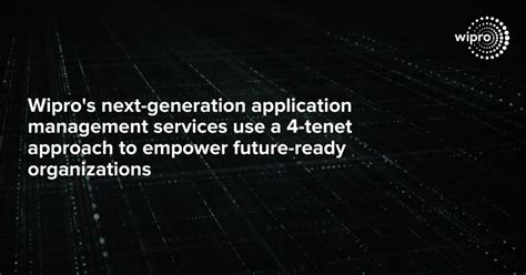 Wipro On Linkedin Next Gen Application Management Services Wipro Digital