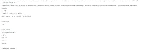 Solved C Programming Code To Check Whether A Number Is An